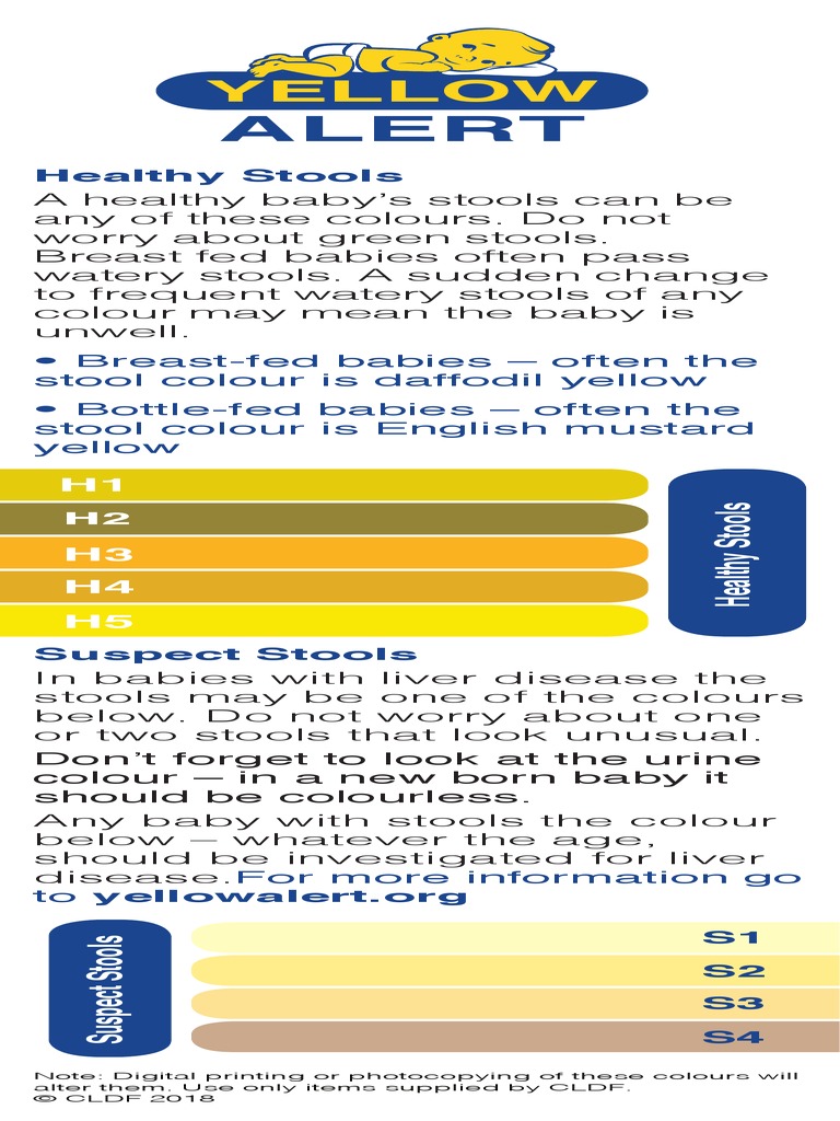 CLDF Yellow Alert Stool Chart | PDF