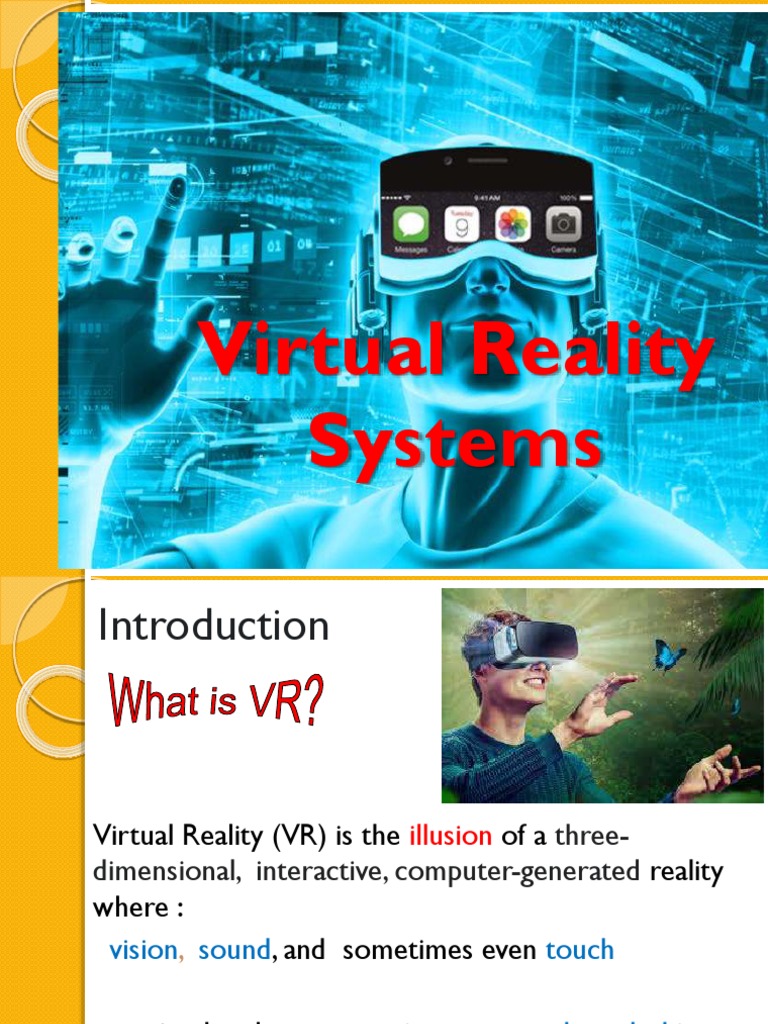 VR Lecture Note 2023 | PDF | Virtual Reality | User Interface