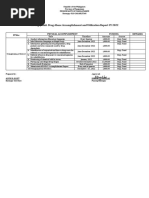 BADAC Accomplishment Report Template | PDF | Social Aspects Of ...