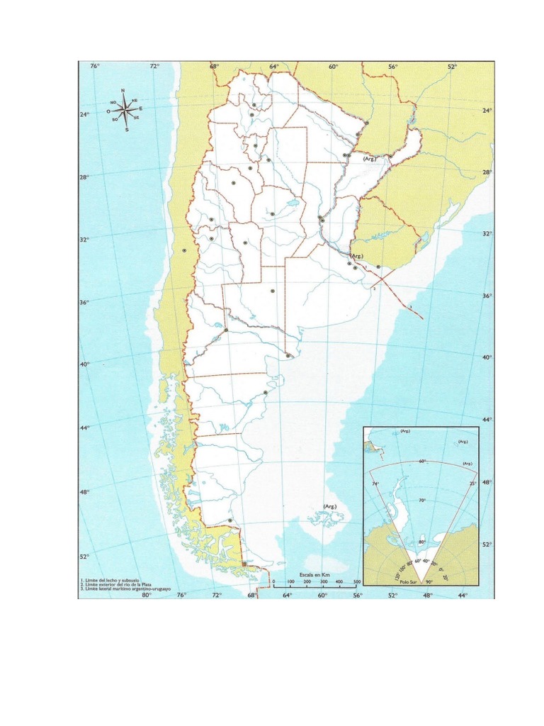 Mapa Argentina Politico | PDF