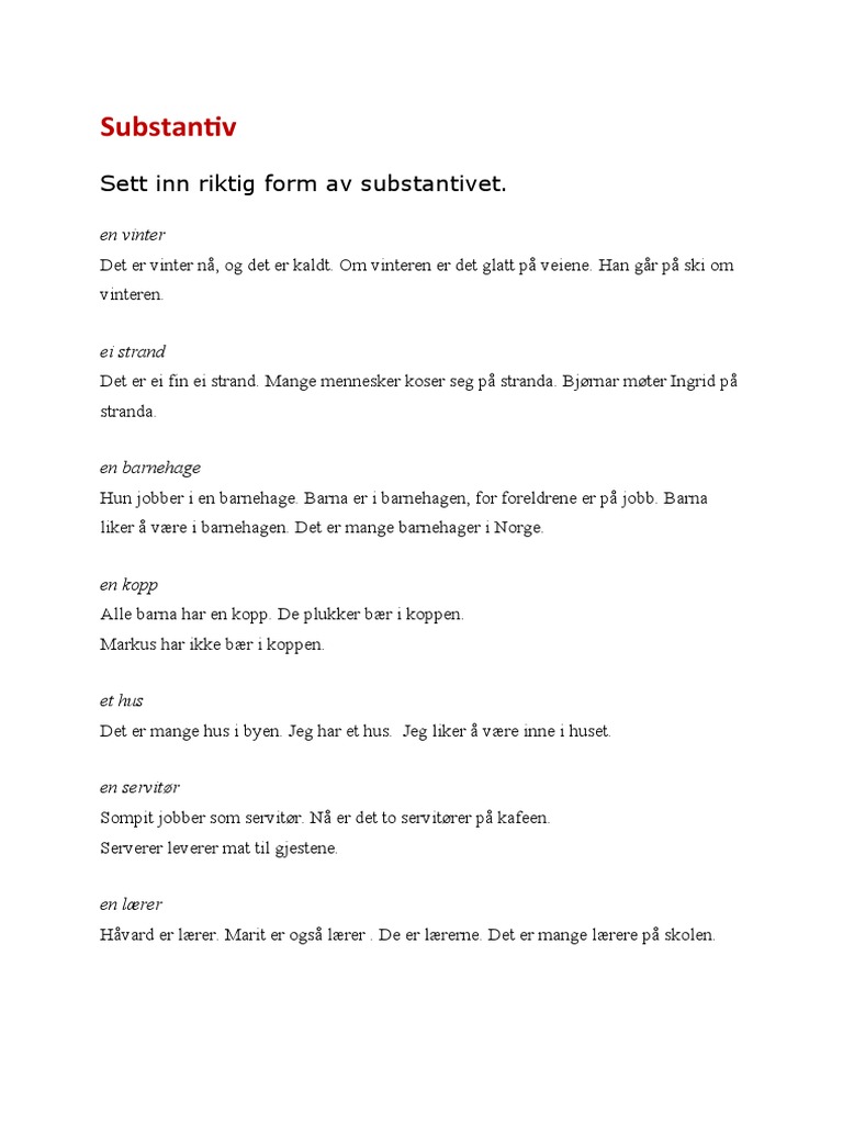 Substantiv, Kopioriginal | PDF