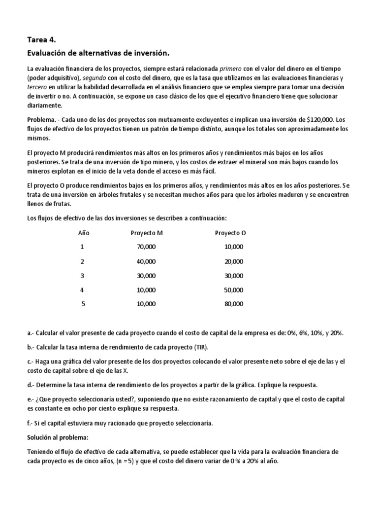 Ejercicios Sobre Ingeniería Económica | PDF | Tasa interna de retorno | Economias