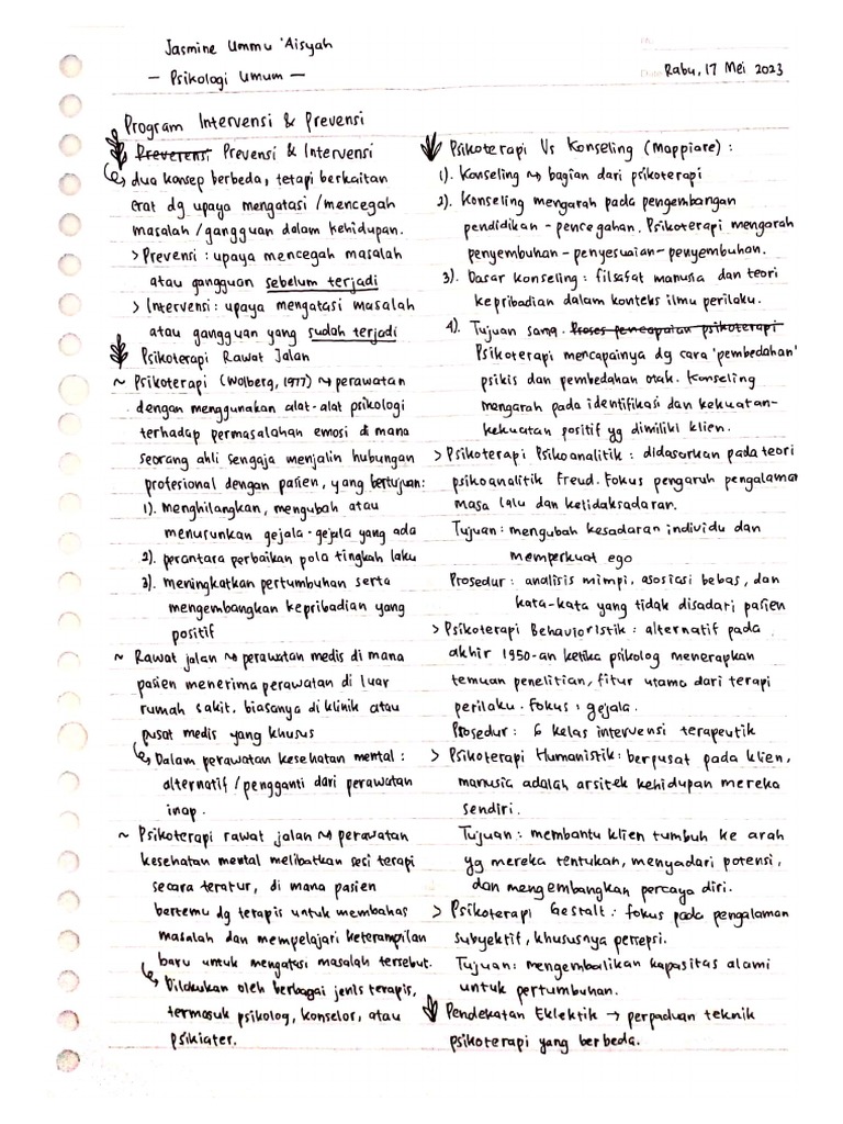 Jasmine113 7 KS 9 Insight Resume Pertemuan 11 | PDF