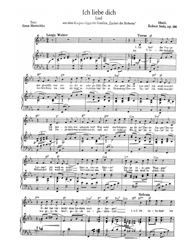 Ich Liebe Dich | PDF