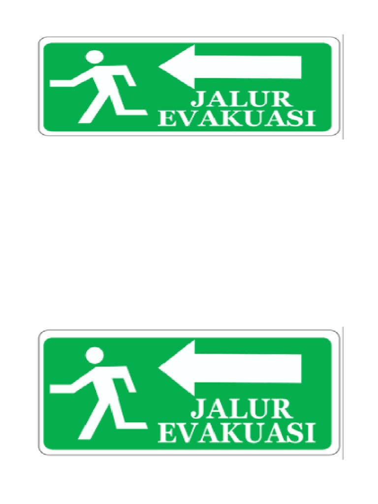 Jalur Evakuasi HD | PDF