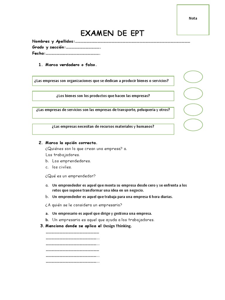 Examen de Ept | PDF | Economias | Business