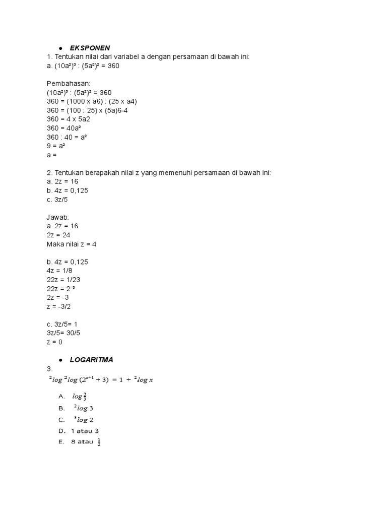 Matematika Minat | PDF