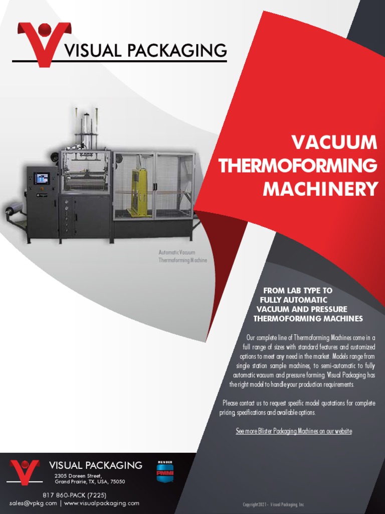 Thermoforming Machine | PDF | Packaging And Labeling | Building Materials