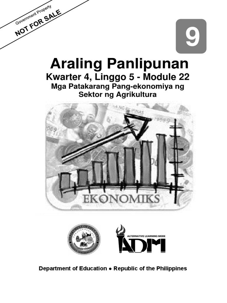 AP9 q4 Mod22 PatakarangPangEkonomiyaNgSektorNgAgrikultura v3-1 | PDF