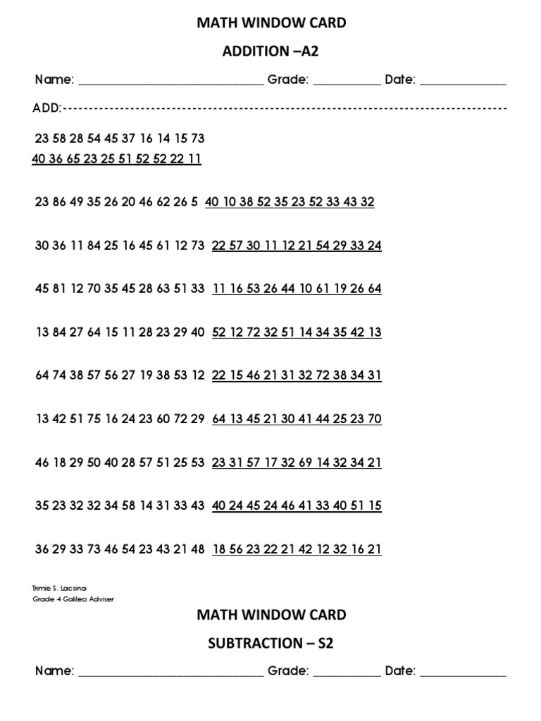 Window Card 4 6 | PDF