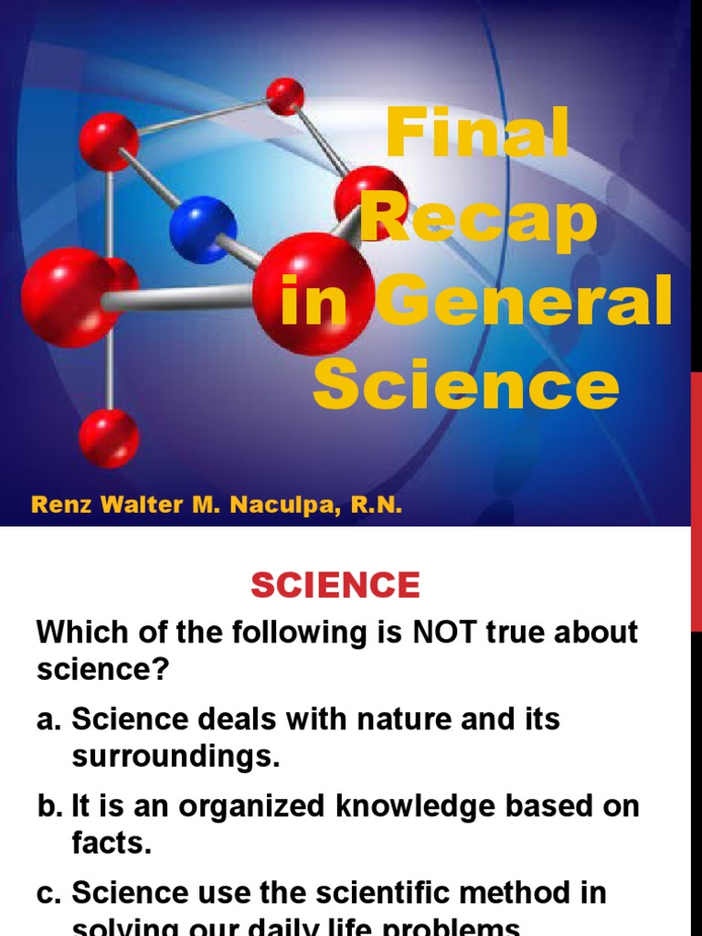 Final Recap Science (Sept. 2015) | PDF | Meiosis | Mitosis