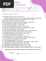 (Clínica Harmony Skin) Ficha de Anamnese Botox | PDF | Toxina ...