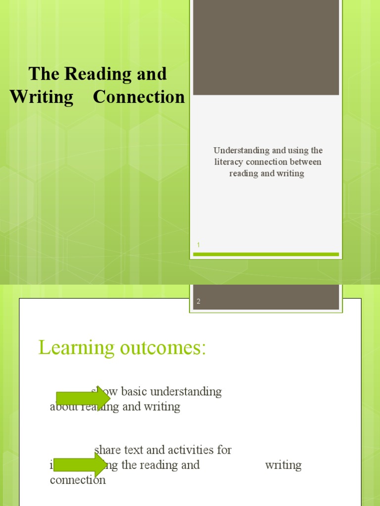 WEEK 1 LECTURE The Read Write Connection | PDF