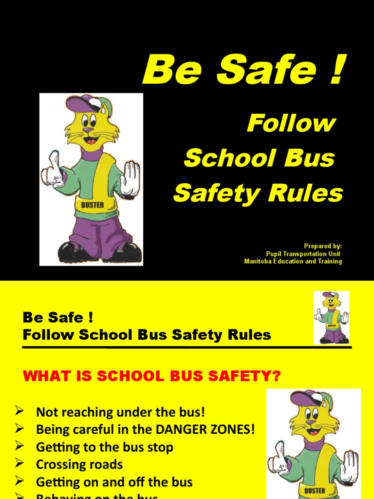 School Bus Safety Presentation | PDF | School Bus | Bus