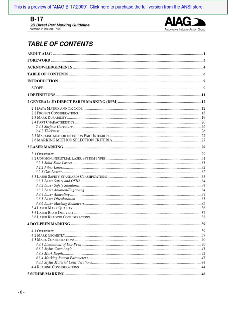 B-17 2D Direct Part Marking Guide | PDF | Technology & Engineering