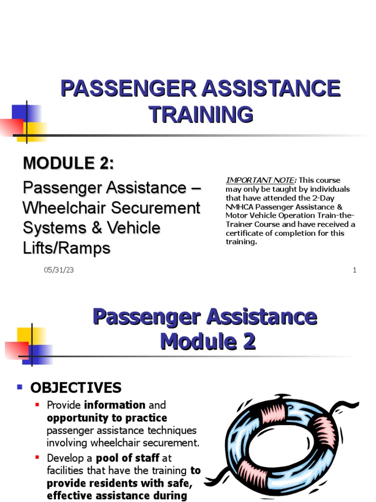 Wheelchair Securement Training Guide | PDF