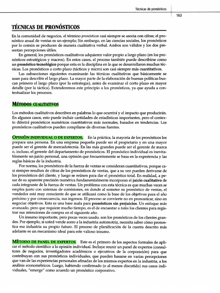 LEC - Tecnicas - de - Pronosticos | PDF | Análisis de regresión | Investigación cuantitativa