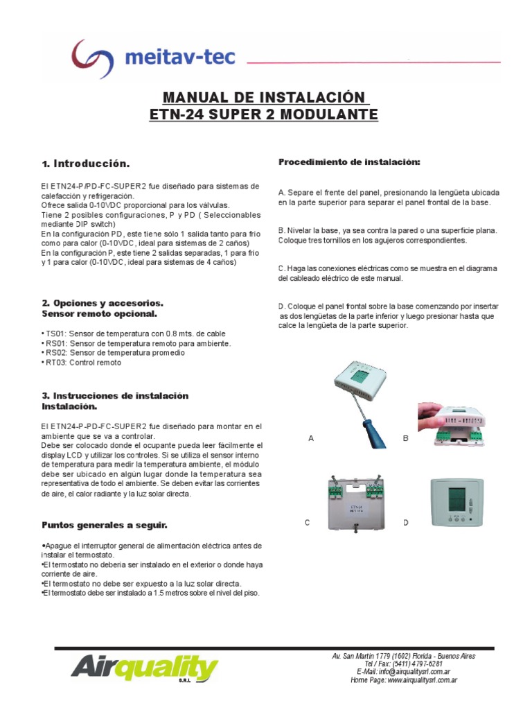 Manual ETN-24 Super 2 | PDF