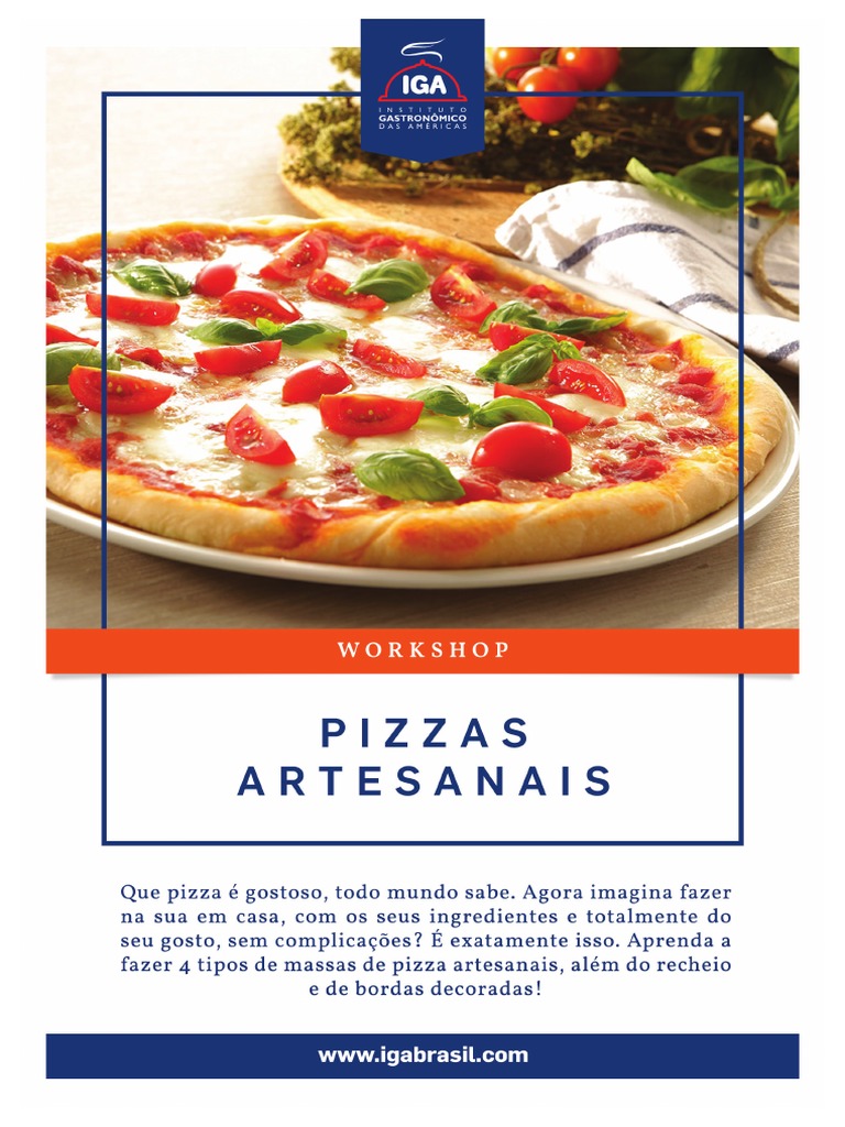 A4 Workshop Pizzas Artesanais | PDF | Pizza | Culináriar