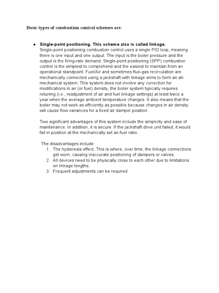 Nickolas Sirju Combustion Control Schemes | PDF