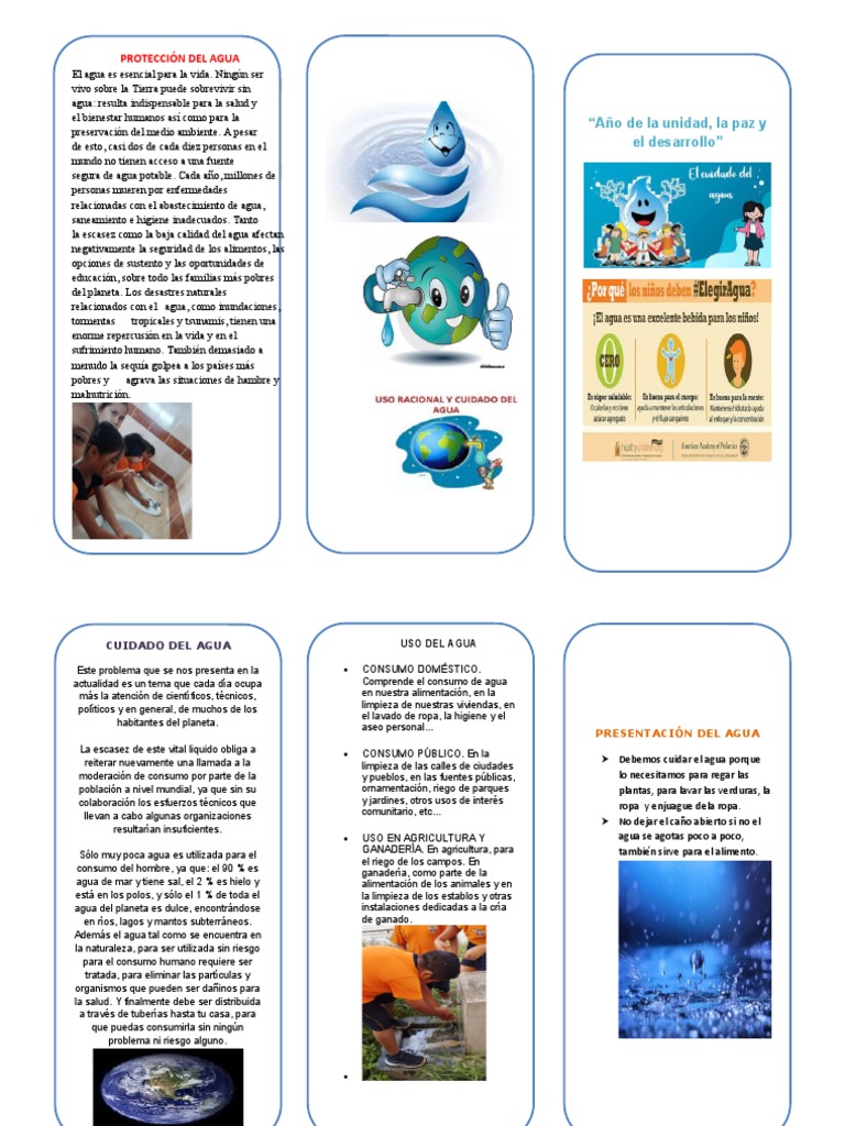 Triptico Del Agua | PDF Triptico Del Agua | PDF