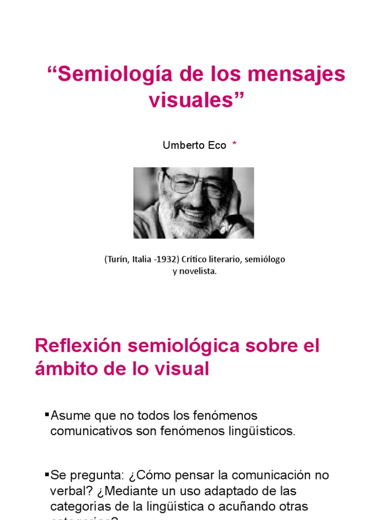 Semiología de Los Mensajes Visuales | PDF | Comunicación | Percepción