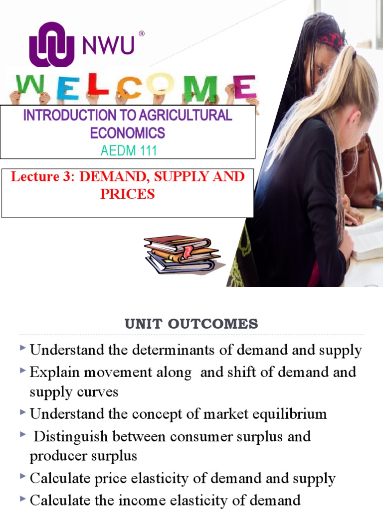 Unit 3 - Demand, Supply and Prices | PDF | Demand | Price Elasticity Of Demand