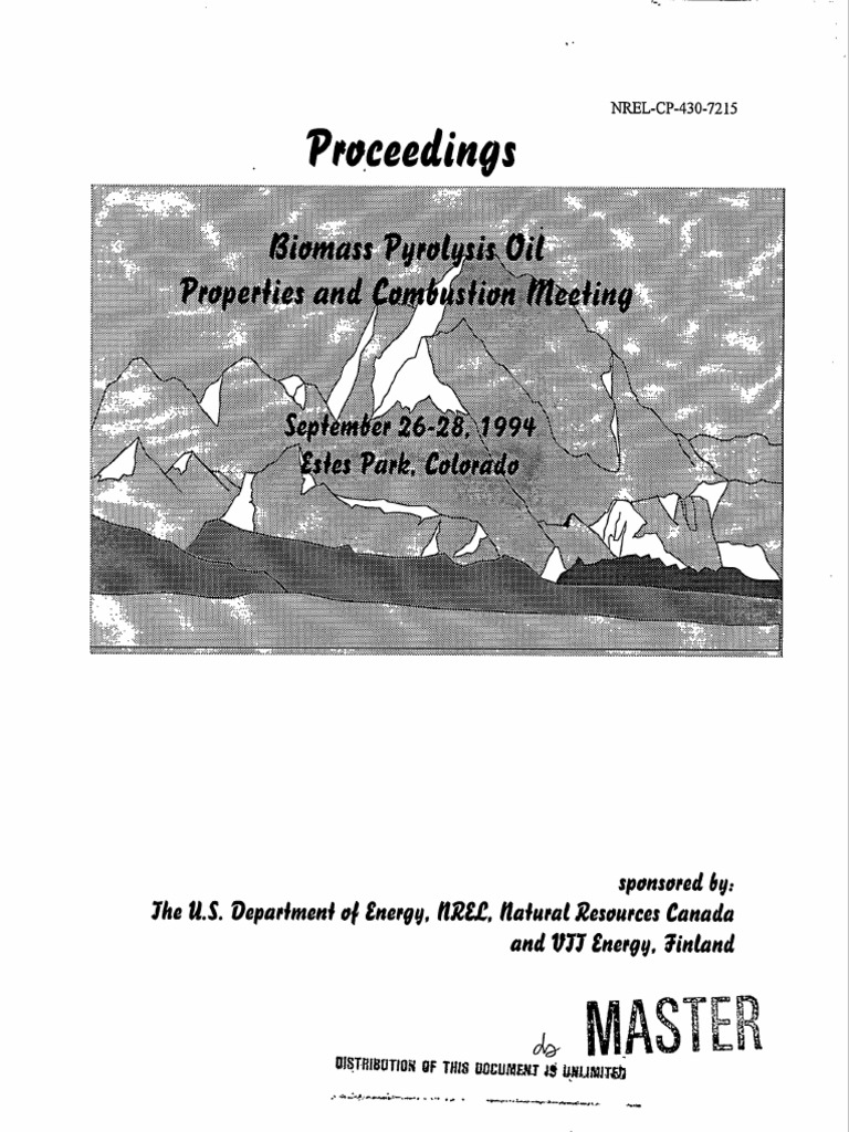 Biomass Pyrolysis Oils | PDF