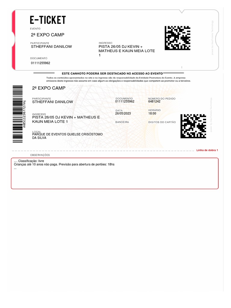 Ingresso | PDF
