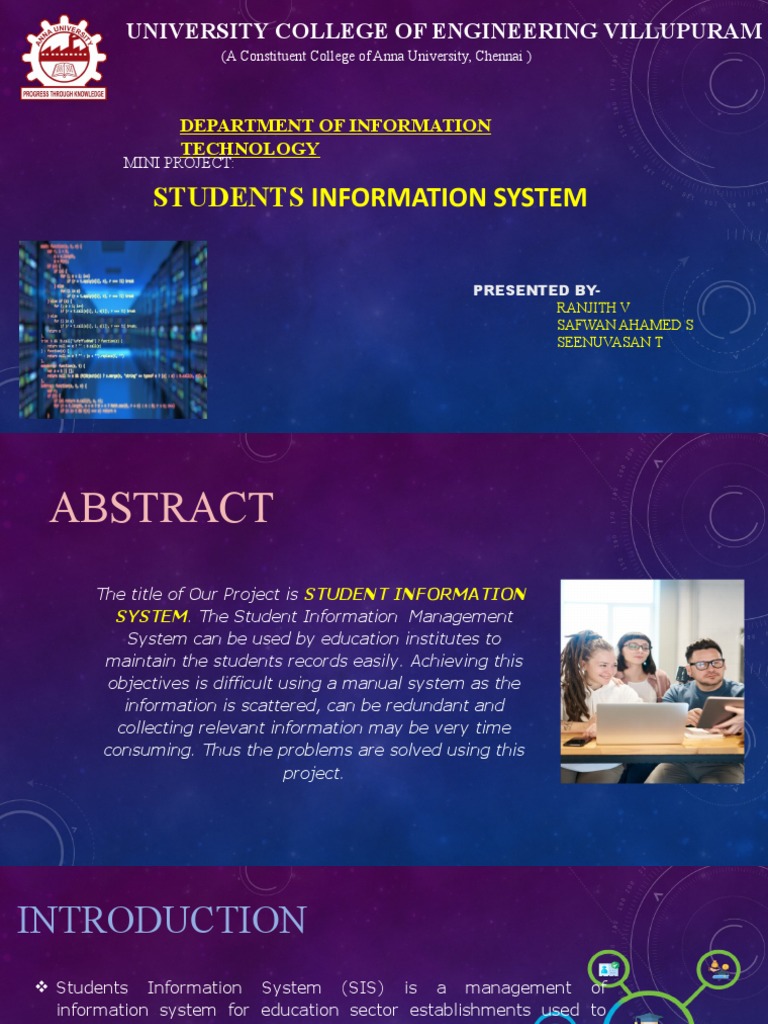 Mini Project Presentation | Download Free PDF | Databases | Computing