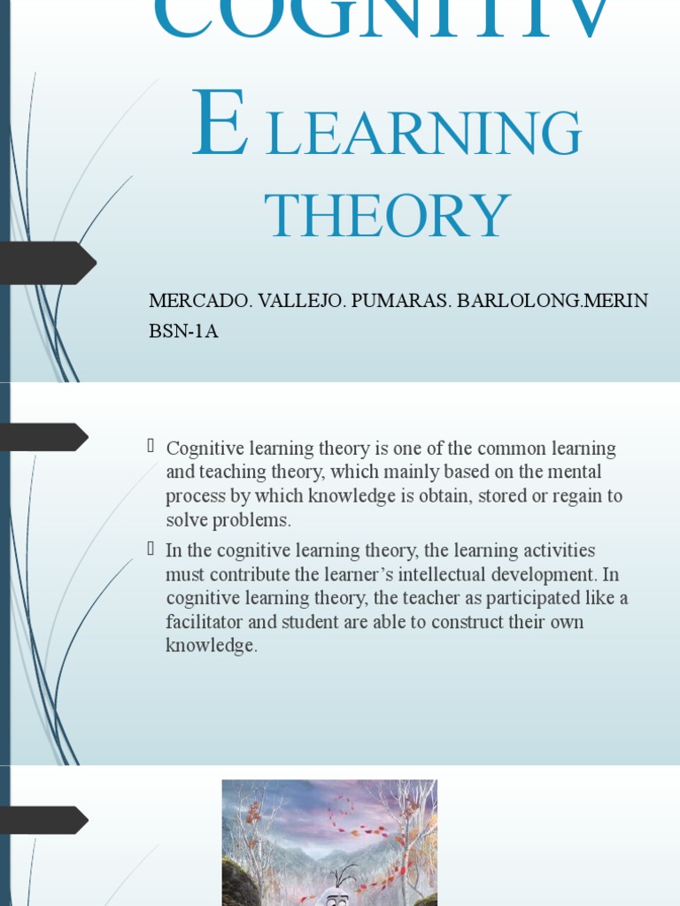 Cognitive Learning Theory | PDF | Developmental Psychology | Learning ...