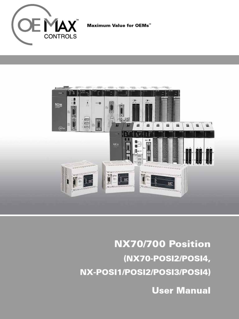 Nx700 Um007a en P Position | PDF | Input/Output | Servomechanism