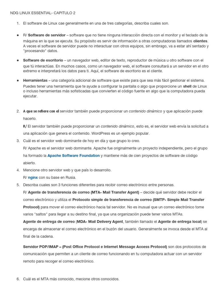 Introducción a NDG Linux Essentials | PDF | Software libre | Licencia ...
