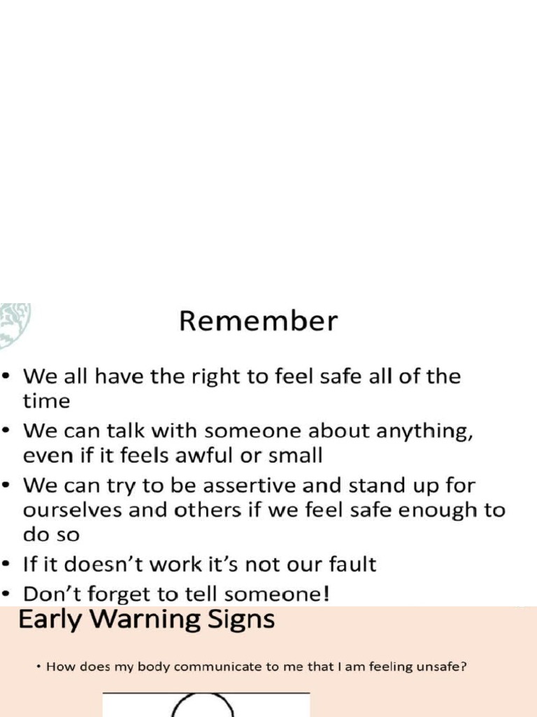 Early Warning Signs | PDF