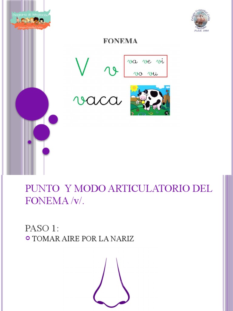 Fonema V | PDF