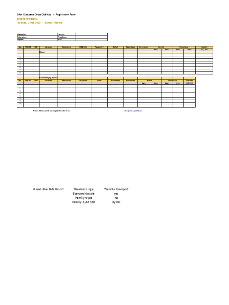 ECCC 2023 Registration Form Open | PDF