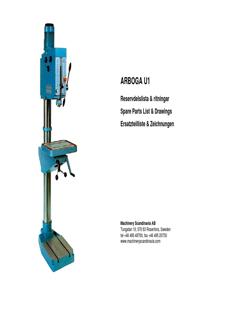 Arboga-U1-parts-manual | PDF