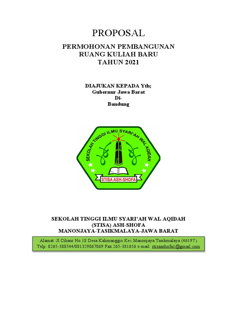 Proposal RKB Ashofa 2021 | PDF | Perjalanan