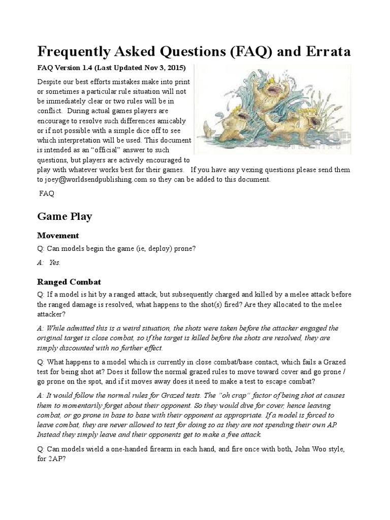TNT Faq Errata | Download Free PDF | Mutation | Ammunition