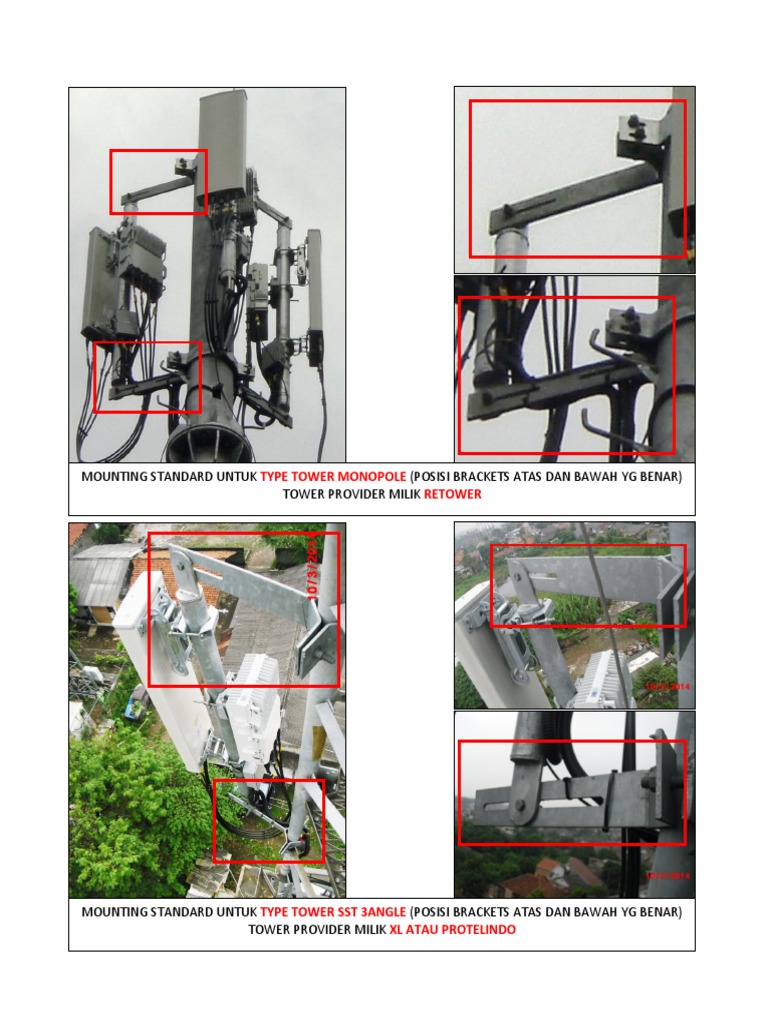 Standar Pemasangan Tower Monopole dan SST | PDF