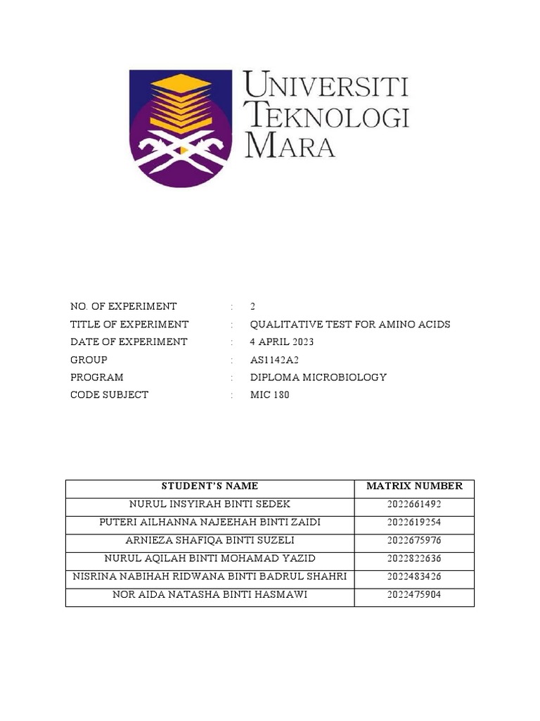 Lab Report Exp 2 Mic180 | PDF