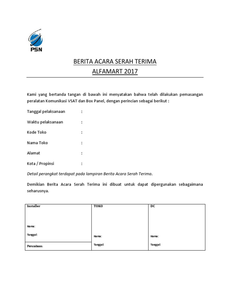 7. Form BAST Ubiqu VPN | PDF