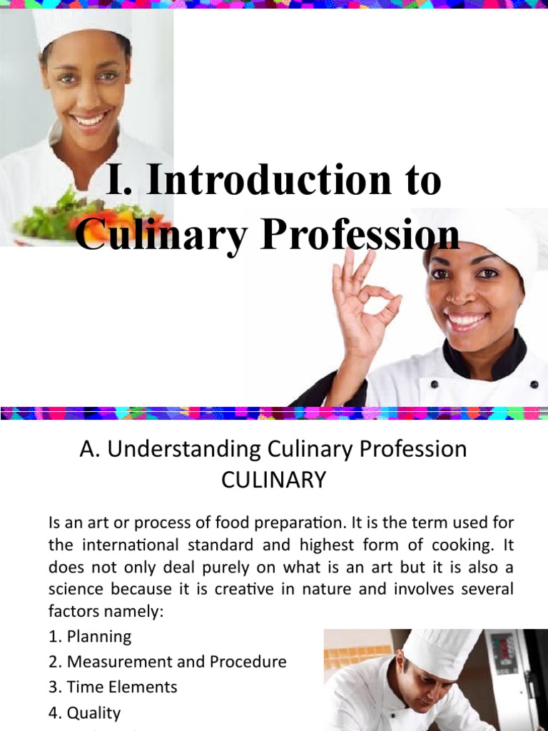 Introduction to Culinary Profession | PDF | Cookware And Bakeware | Steak