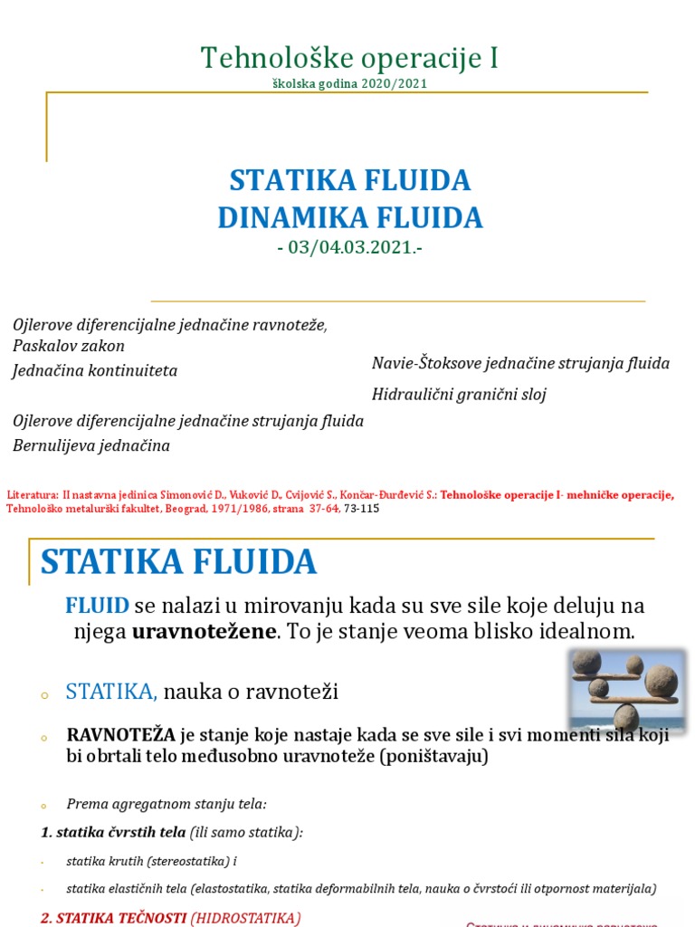 02 - Statika Fluida, Dinamika Fluida | PDF