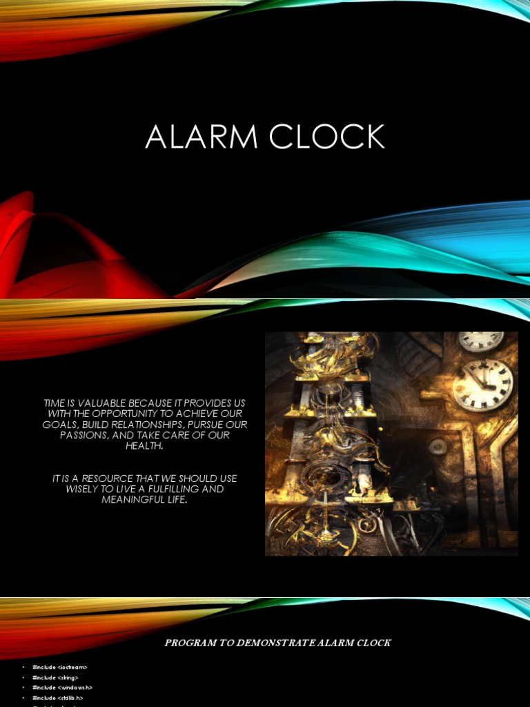 Alarm Clock | PDF | Computer Programming | Software Engineering