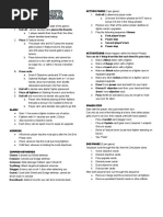 MTG Cheat Sheet Quick Reference | PDF | Sports | Wizards Of The Coast Games