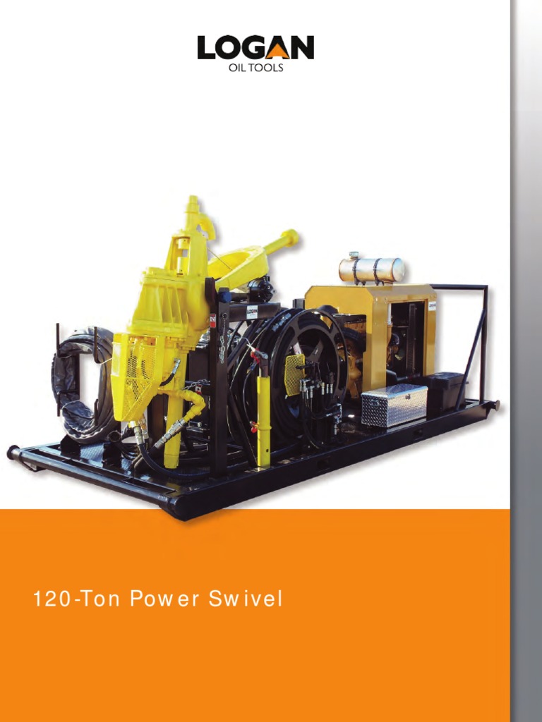 120 Ton Power Swivel Manual R1 | PDF | Valve | Bearing (Mechanical)