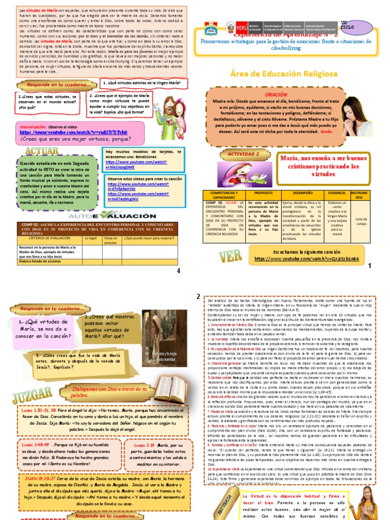 EXP APREND. 2 Act 2 MARIA - VIRTUDES | PDF