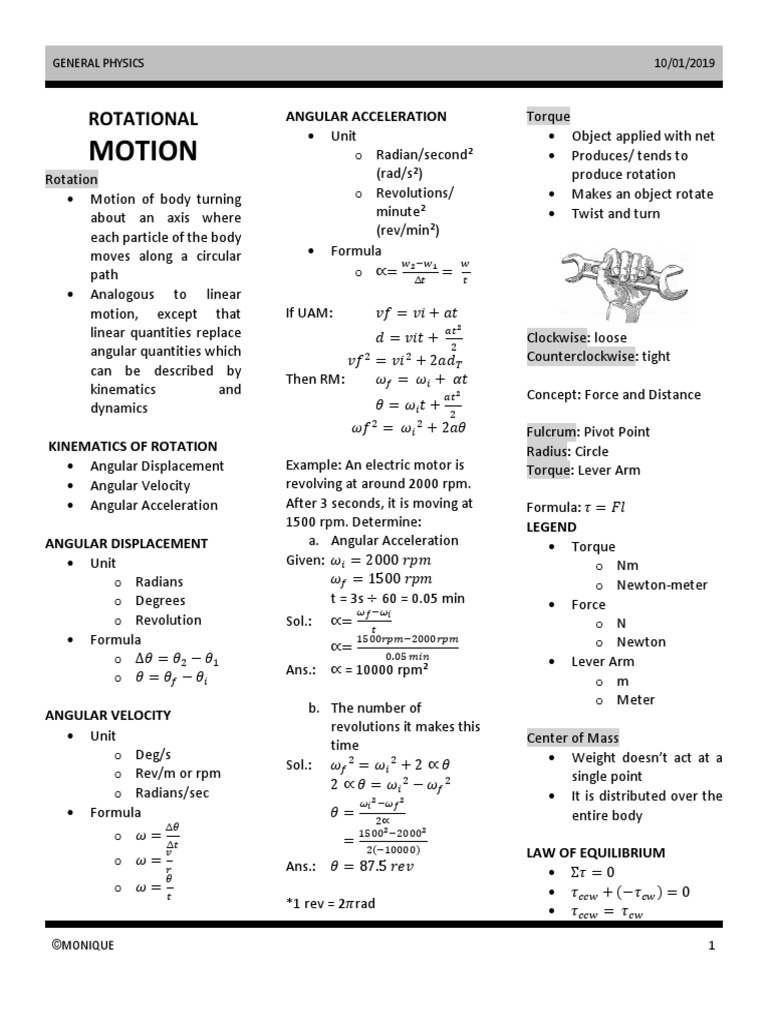 Unit 4 Physics | PDF | Torque | Waves