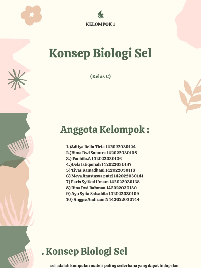 Konsep Biologi Sel | PDF